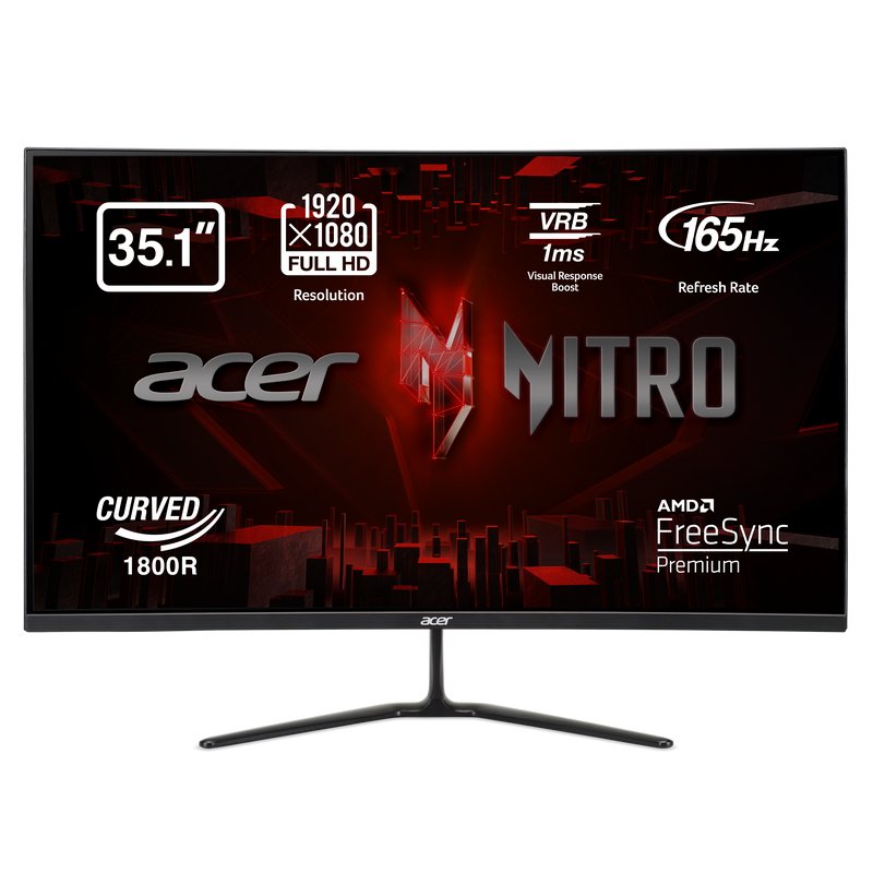 Acer ED320QR S 31.5" LED FullHD 165Hz FreeSync Premium Pro Curva ...