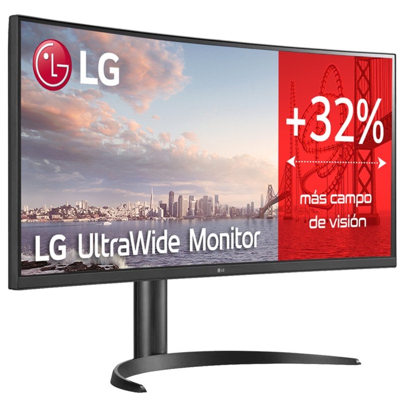 LG 34WQ75C-B 34" LED IPS UWQHD Curvo USB-C/RJ-45 | PcComponentes.pt