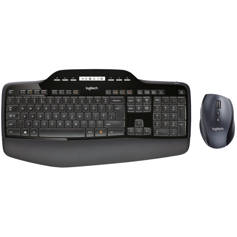 Logitech MK710 Combo Inalámbrico Teclado (USA) + Ratón Negro ...