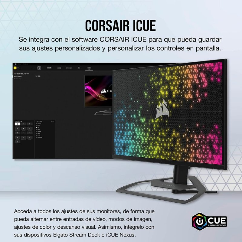 Corsair Xeneon 32UHD144 32" LED Fast IPS UltraHD 4K 144Hz G-Sync ...