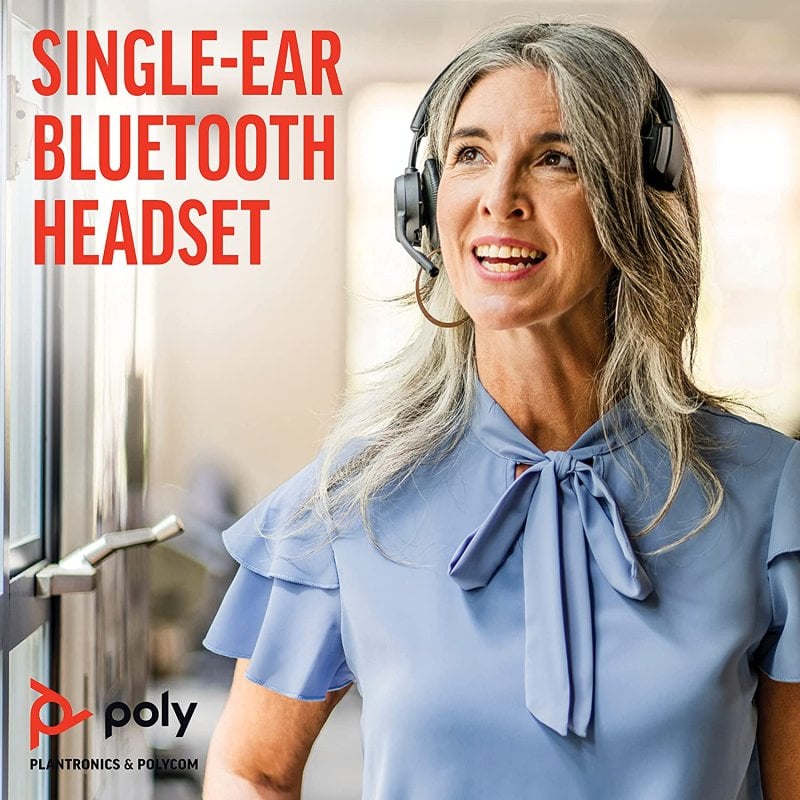 Poly Voyager 4310 UC Headset Sem Fios Monoaural com Base de Carga Preto ...