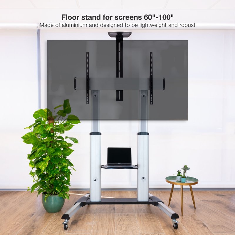 TooQ Partenón FS20300M-B Suporte de Chão para TV 60"-100" VESA 1000x600 ...