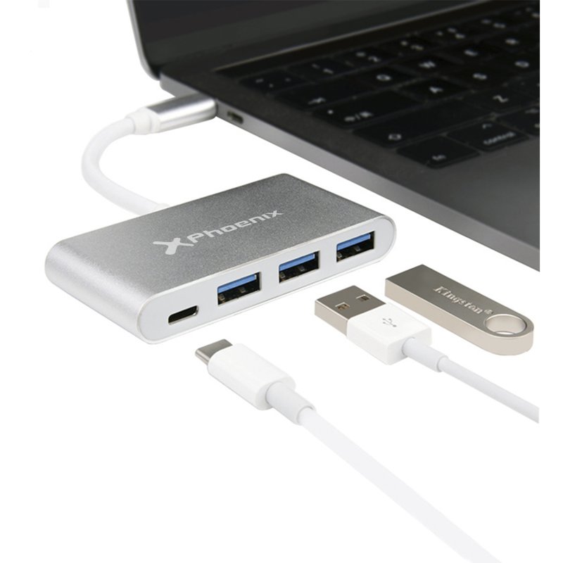 Phoenix Mini Hub Tipo C para USB 3.0/USB-C/PD | PcComponentes.pt
