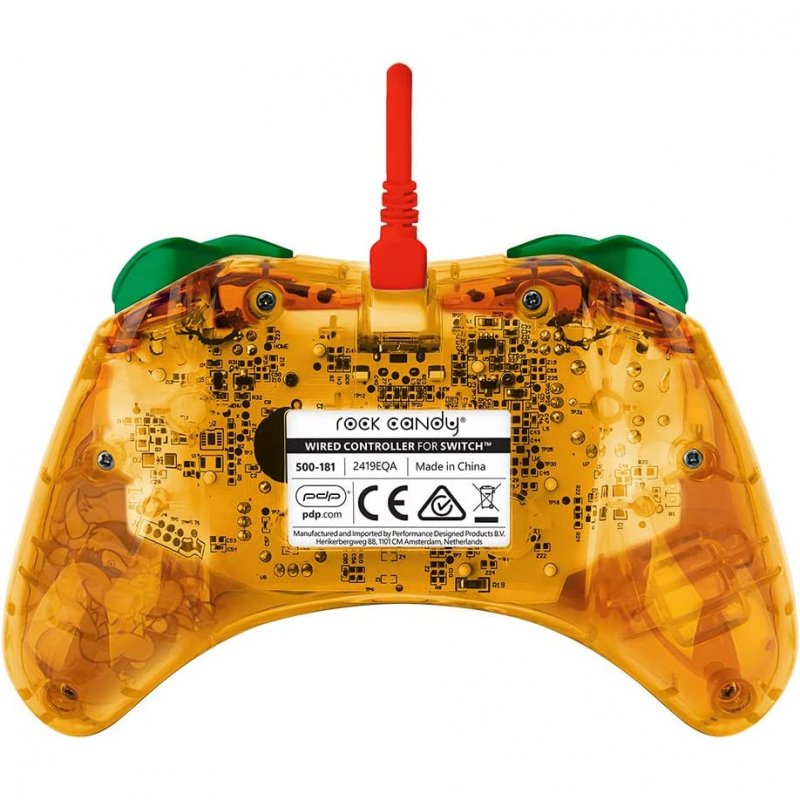 PDP Rock Candy: Lemon Bomb Bowser Vert, Translucide, Jaune USB Manette ...