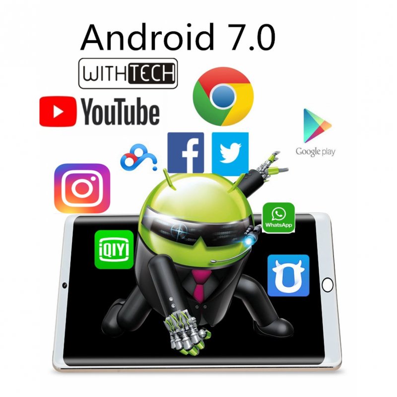Withtech CIS PAD-3G 10.1" 4/32GB 3G Plata | PcComponentes.com