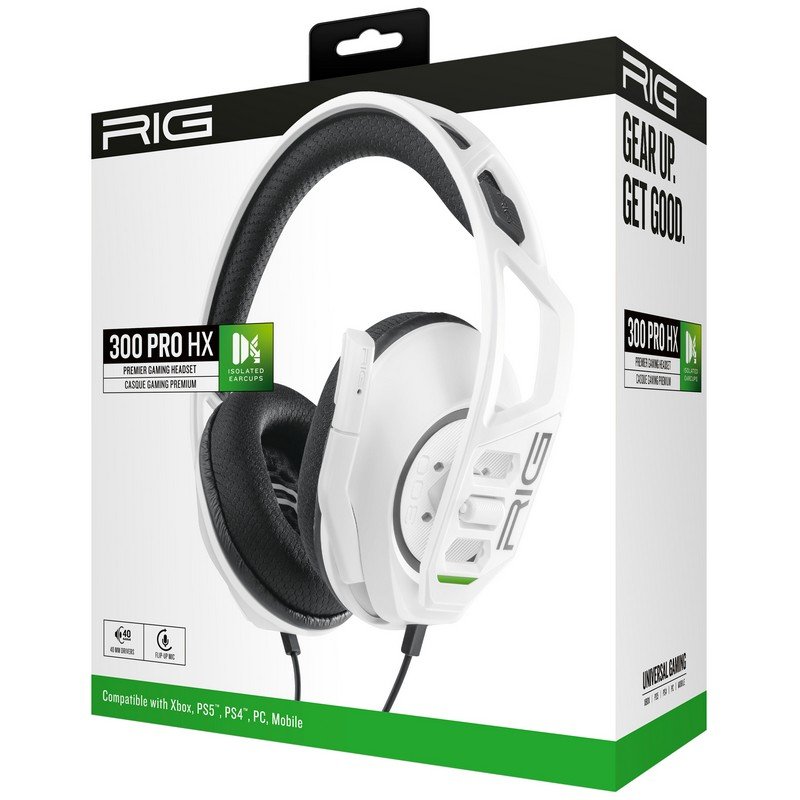 Nacon RIG Serie 300 PRO HX Auriculares Gaming Blancos Multiplataforma ...
