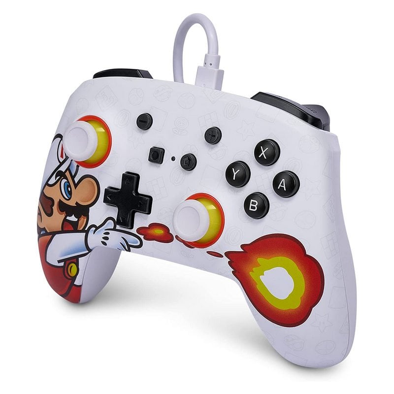 Power A Mando con Cable Extraíble Fireball Mario para Nintendo Switch ...