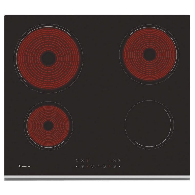 Candy CH64XB Placa Vitrocerámica 4 Zonas 60cm Negra | PcComponentes.com
