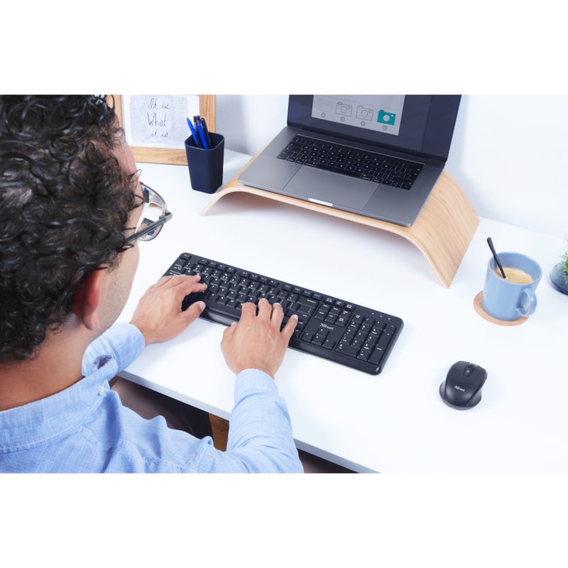 Trust Ody Combo Teclado + Ratón Inalámbrico Layout PT | PcComponentes.com