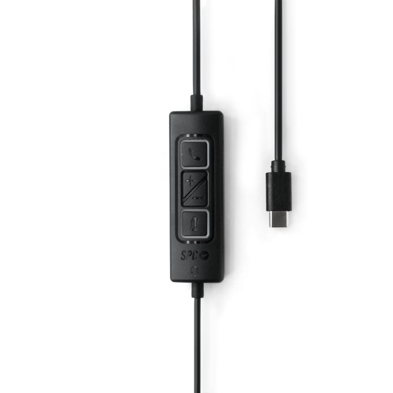 SPC Brave Pro Headset Profissional com Cancelamento de Ruído USB-C ...