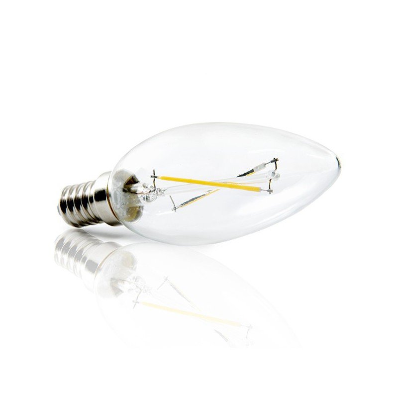 Greenice Bombilla de Filamento LED E14 2W 144lm 2000K | PcComponentes.com