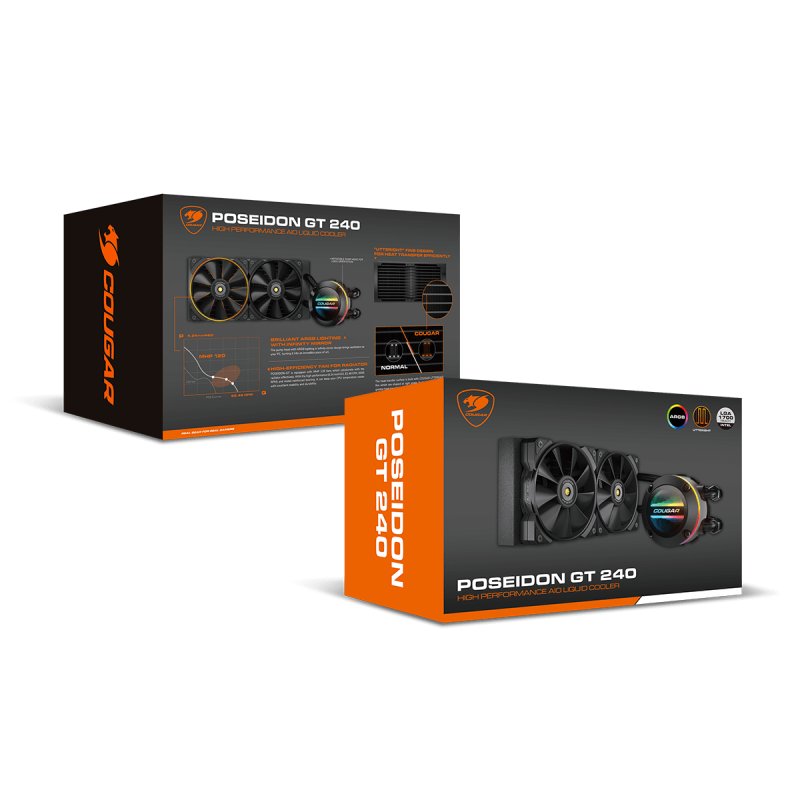 Cougar Poseidon-GT 240 Kit de Refrigeración Líquida 240mm ...
