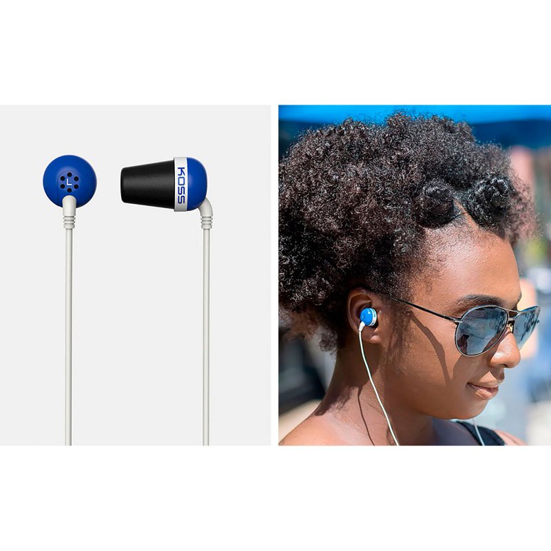 Koss Plug Classic Auriculares con Cable Azules | PcComponentes.com