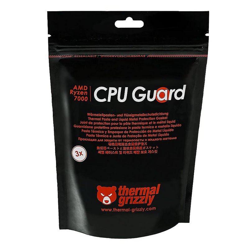 Thermal Grizzly AMD Ryzen 7000 CPU Guard Junta de Espuma Protectora ...