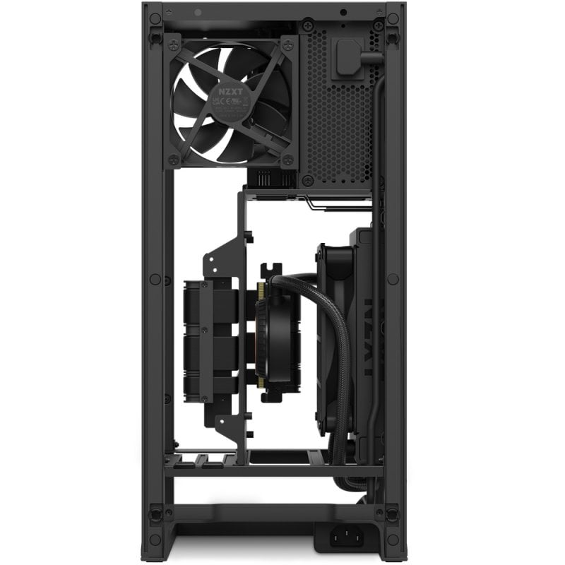 NZXT H1 Cristal Templado Mini-ITX USB 3.2 Negra + Fuente de ...