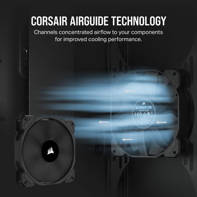 Ventilateur Corsair SP120 Elite 120mm Noir | PcComponentes.fr