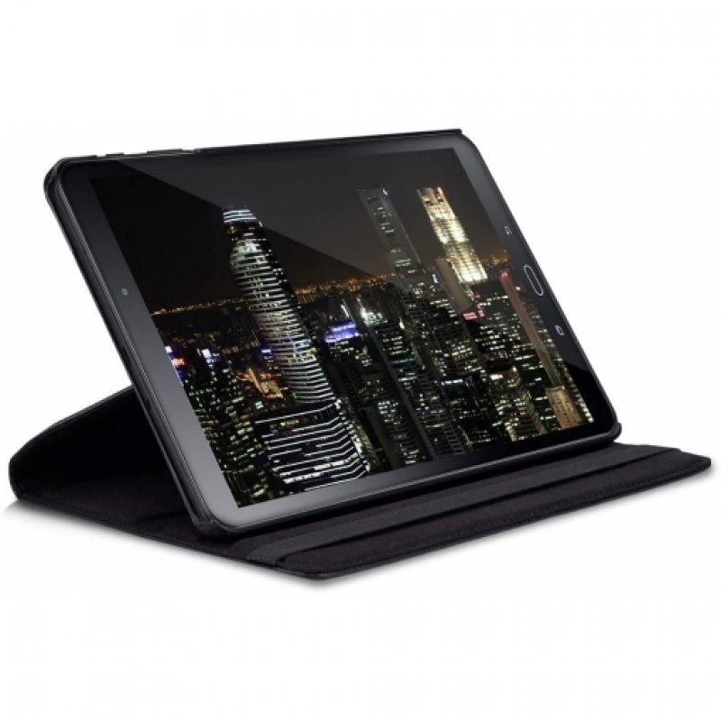 Theoutlettablet Funda Giratoria 360º Negra Para Galaxy Tab A 10 1 Con