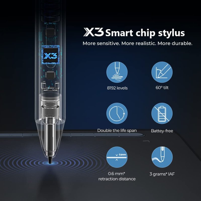 XP-Pen Artist 10 2ª Generación 10.1" FullHD Tableta Digital Negra ...