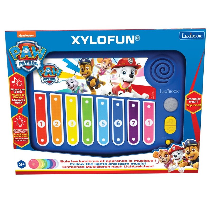Lexibook Xylo-fun Paw Patrol Xylophone d'apprentissage électronique ...