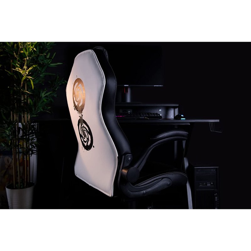 Chaise de jeu Konix Jujutsu Kaisen blanc/noir | PcComponentes.fr