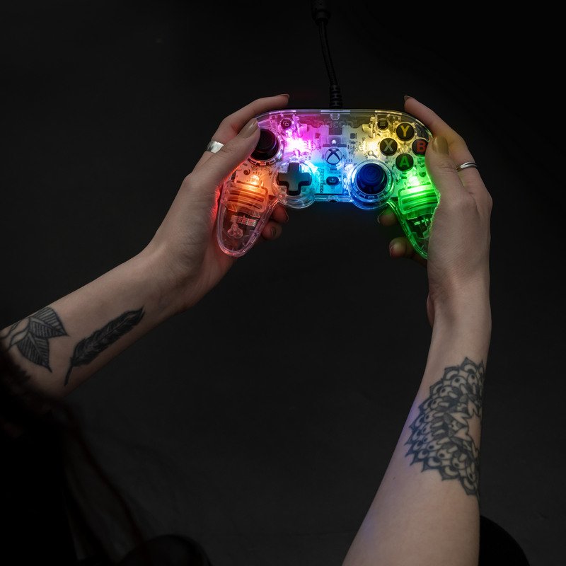 Nacon Pro Compact Controller Colorlight Mando con Cable para PC/Xbox ...