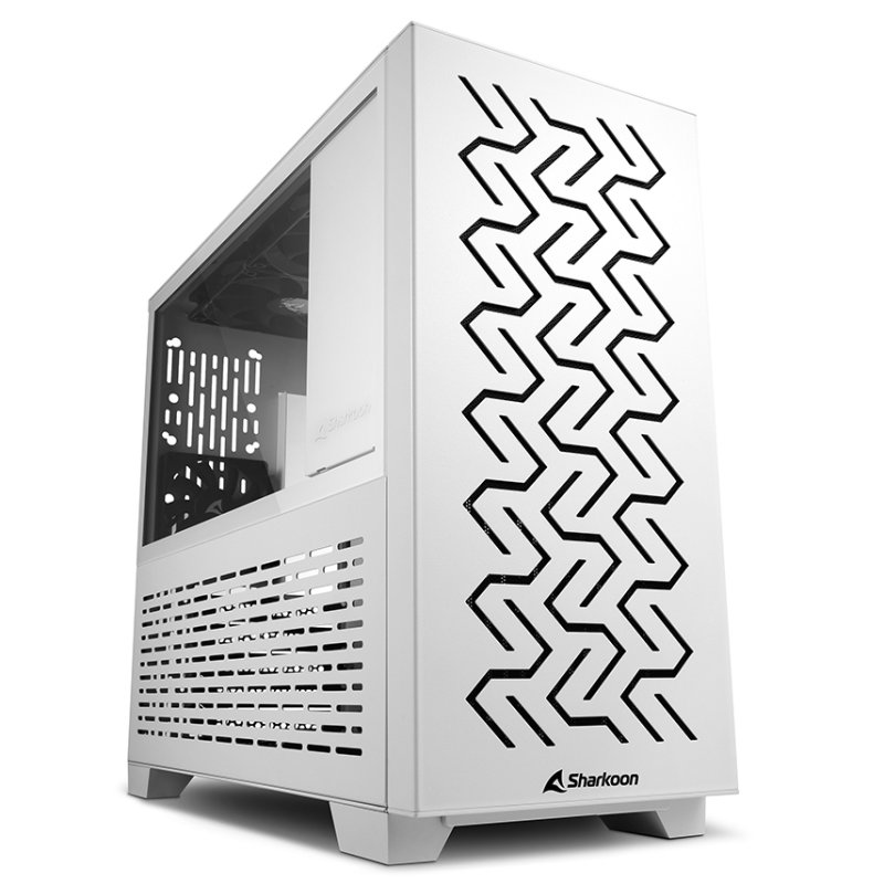 Sharkoon MS-Z1000 Micro Tower Cristal Templado USB 3.0 Blanca ...