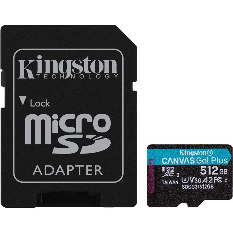 Kingston Canvas Go Plus MicroSD Kingston Canvas Go! Plus MicroSD Card ...