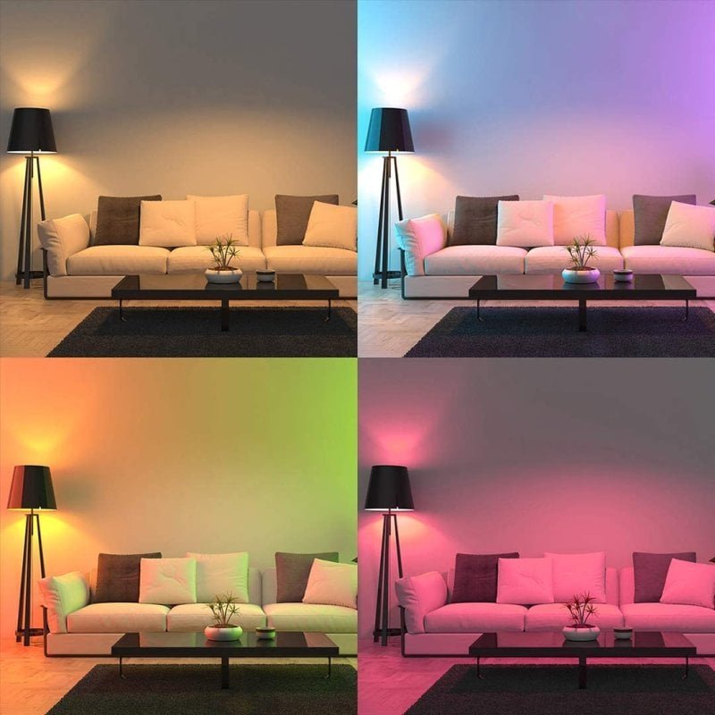 EZVIZ LB1 Color Pack 4x Bombilla LED RGB Wifi Regulable 8W E27 ...