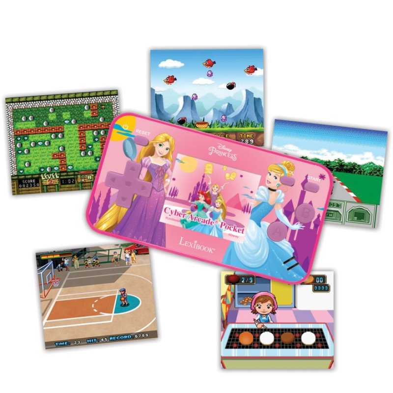 Lexibook Disney Princess Cyber Arcade Pocket Consola de Bolsillo ...