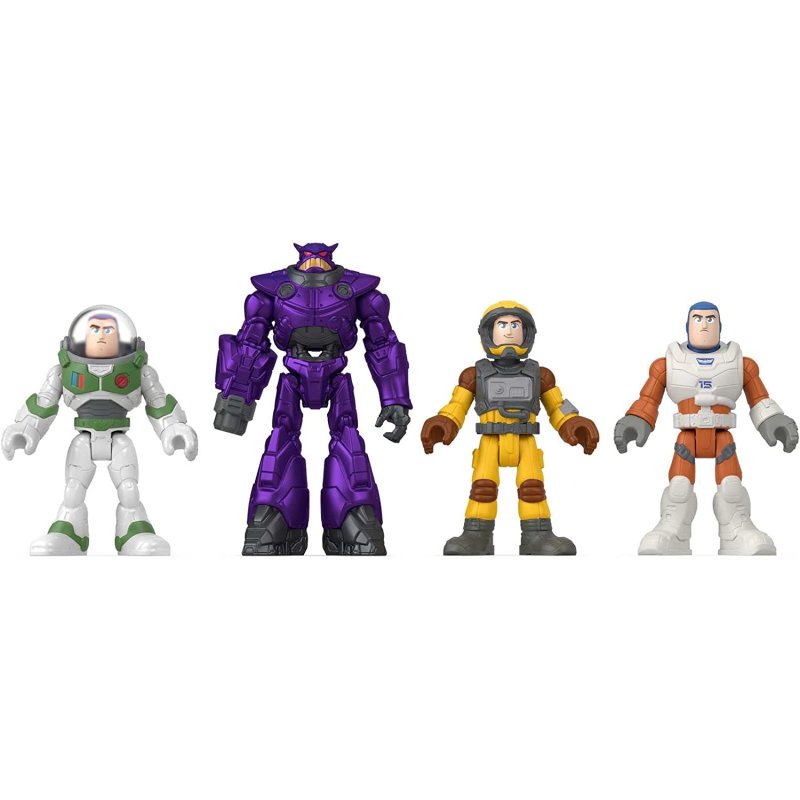 Mattel Disney Imaginext Lightyear Multipack Buzz Time Traveller ...