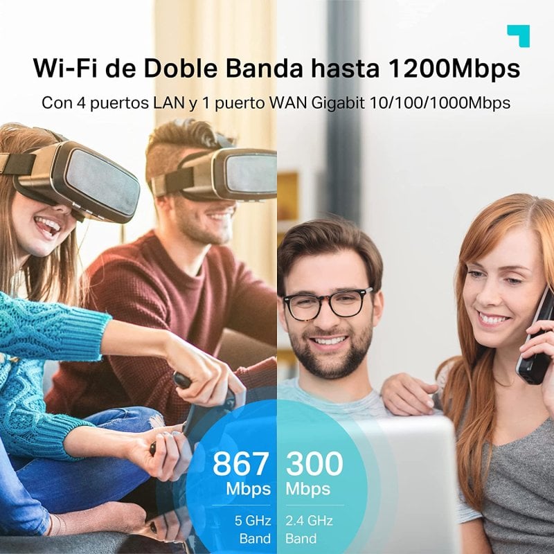 TP-Link Archer C6 Router WiFi MU-MIMO Dual Band AC1200 | PcComponentes.com