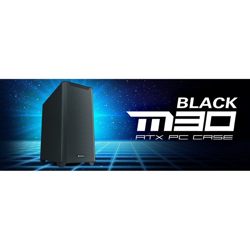Sharkoon M30 Black E-ATX con Lateral Metálico USB 3.0 Negra ...