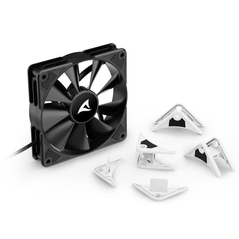 Sharkoon SilentStorm BW120 PWM Fan Ventilador 120mm | PcComponentes.com
