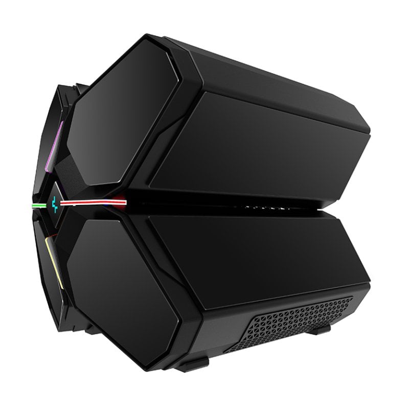DeepCool QUADSTELLAR INFINITY Verre Trempé USB-C RGB Noir ...