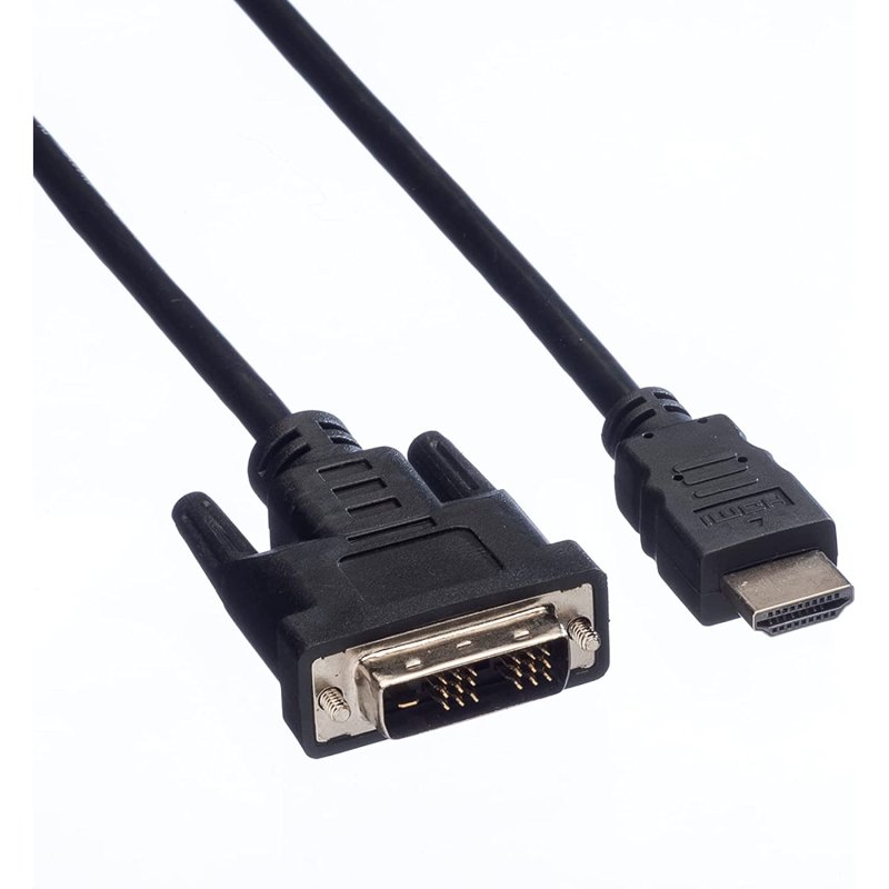 Value Cable Monitor DVI 18+1 a HDMI 2K Macho/Macho 3m Negro ...