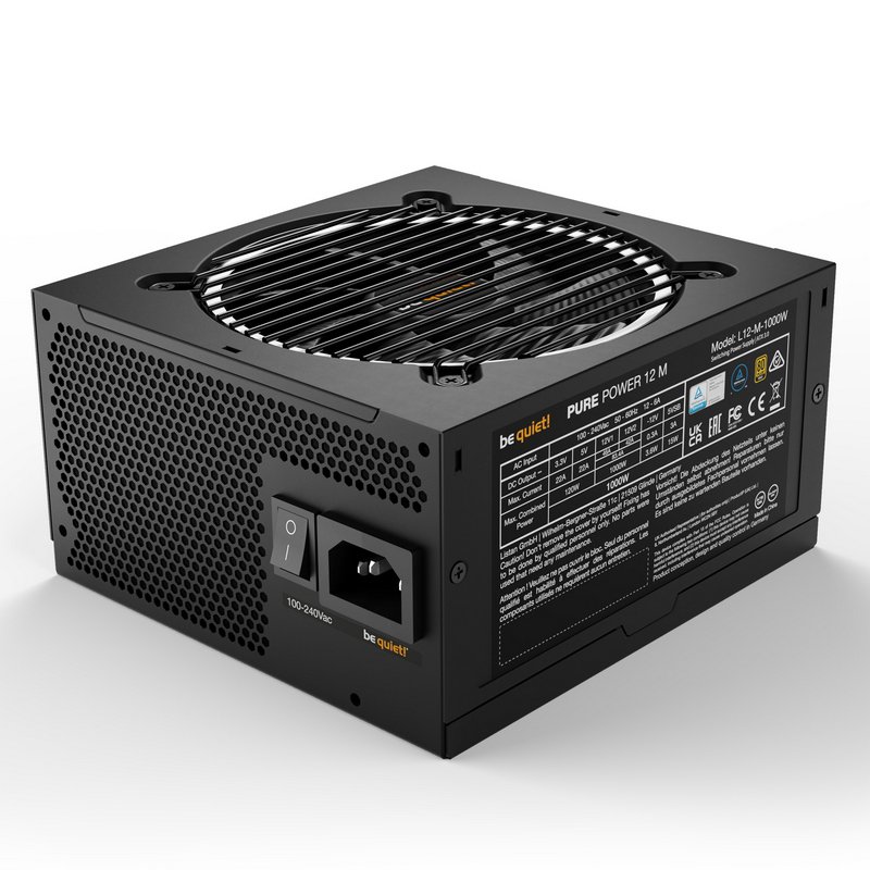 Be Quiet! Pure Power 12 M 1000W 80 Plus Gold | PcComponentes.pt