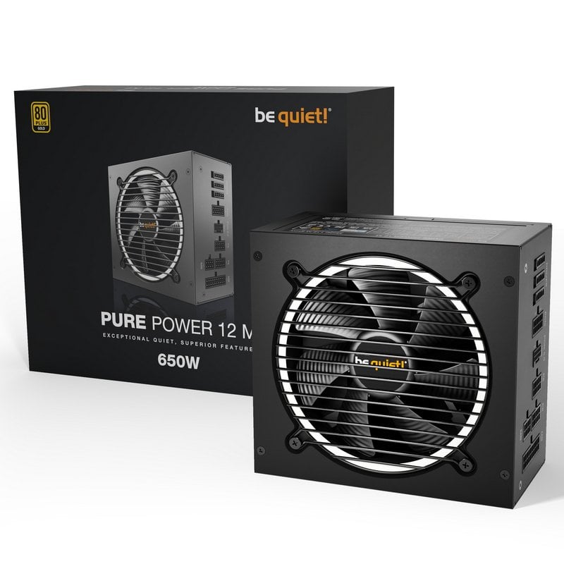 Be Quiet! Pure Power 12 M 650W 80 Plus Gold Modular | PcComponentes.com