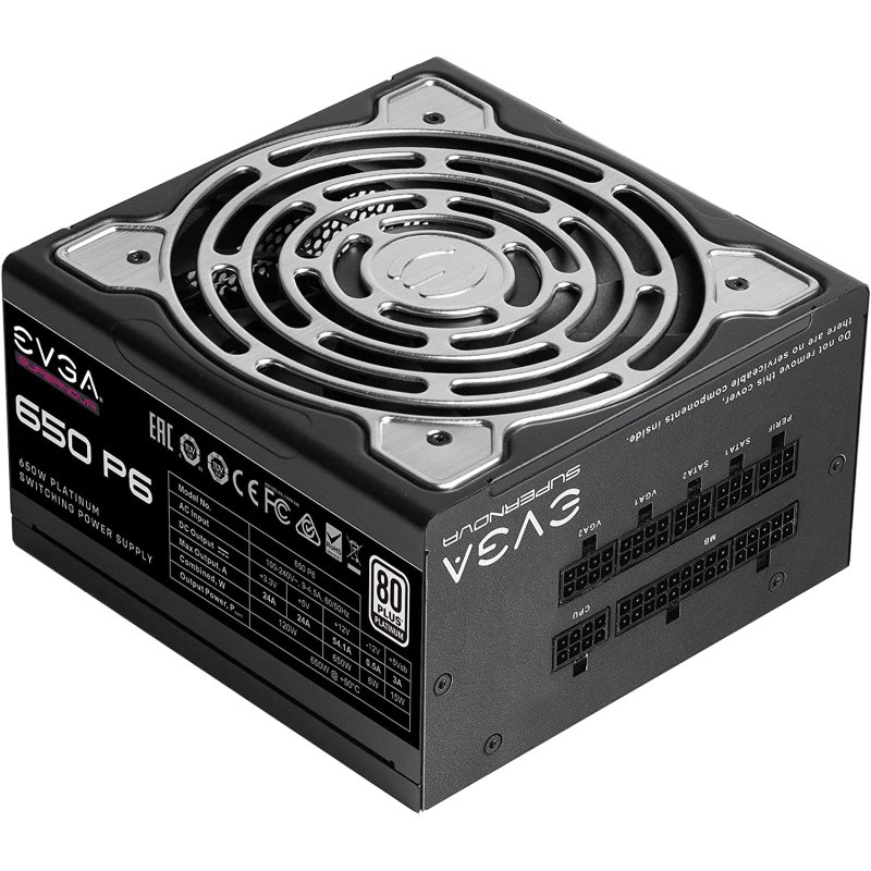 EVGA Supernova 650 P6 650W 80 Plus Platinum Full Modular | Oferta Días Naranjas 2023