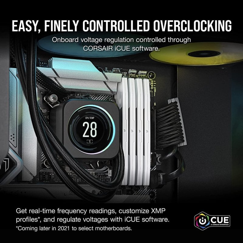 Corsair Vengeance DDR5 5200MHz 64Go 2x32Go CL40 Blanc | PcComponentes.fr