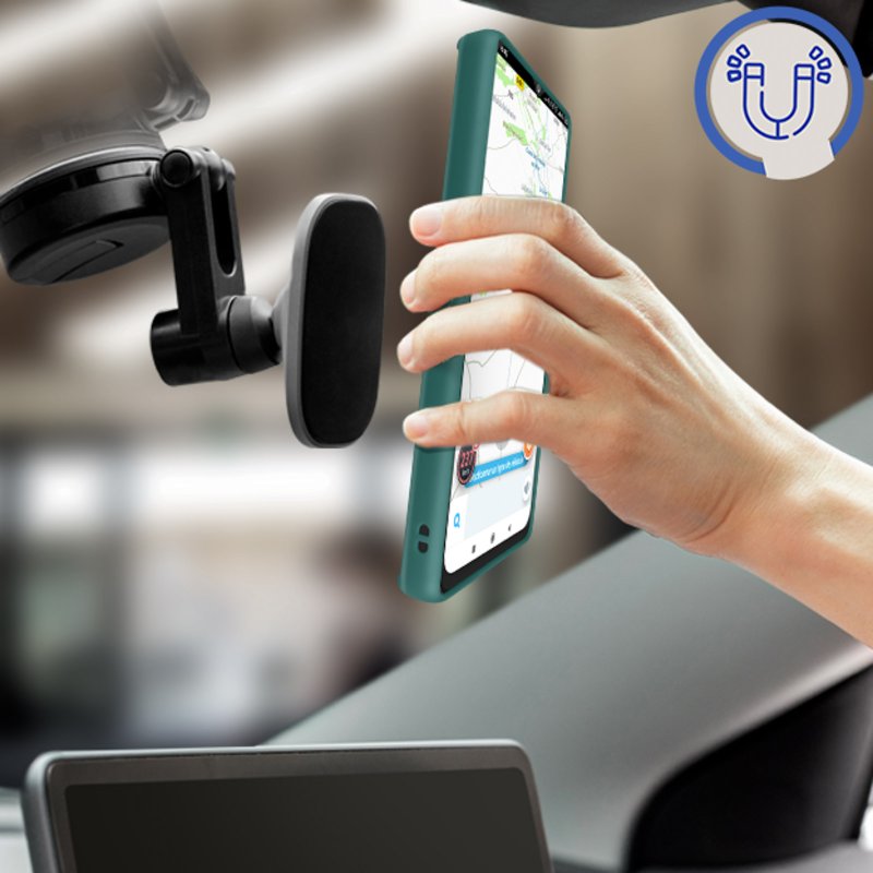 Coque Avizar bi-matériaux avec anneau en métal et support vert pour ...