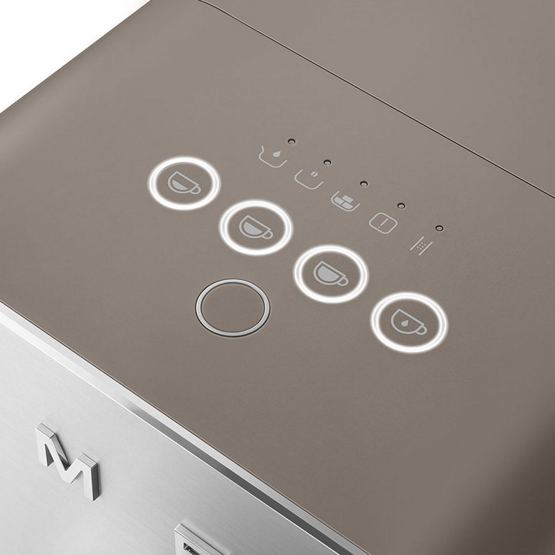 Smeg 50s Style Cafetera Superautomática 19 Bares Taupe | PcComponentes.pt