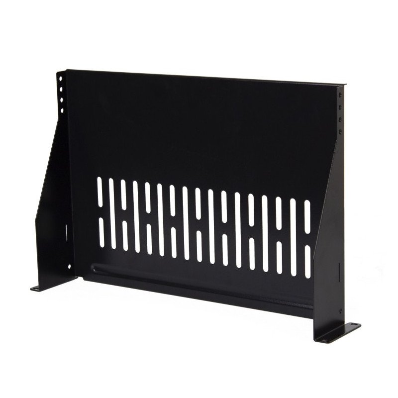 Lapara Bandeja Rack de Fijación Frontal 2U 300mm Negra para Rack 19 ...