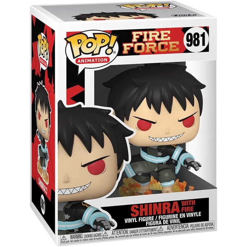 Funko Pop Animação Força de Fogo Shinra com Fogo | PcComponentes.pt