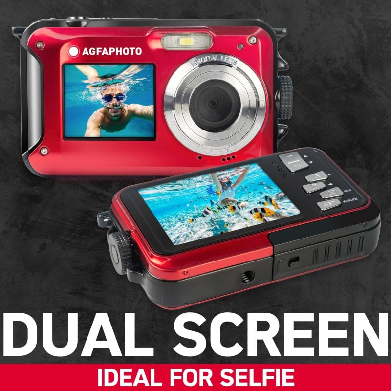 AgfaPhoto Realishot WP8000 24MP Roja | PcComponentes.com