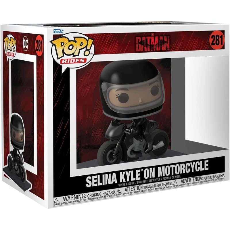 Funko Pop Ride Deluxe Le Batman Selina en moto | PcComponentes.fr