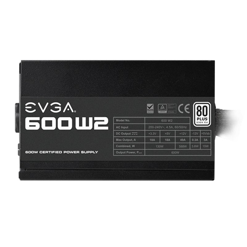 EVGA 600 W2 600W 80 Plus White | PcComponentes.com