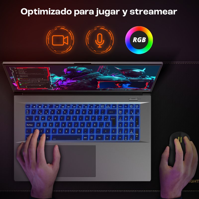 PcCom Revolt 4060 Intel Core i7-13700H/16GB/1TB SSD/RTX 4060/17.3 ...