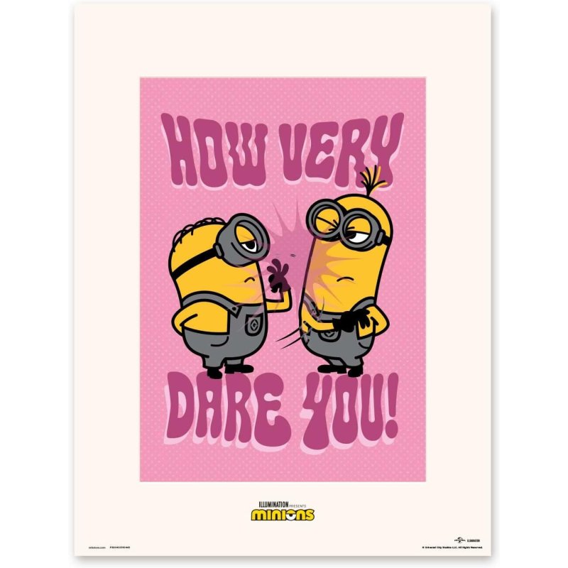 Erik Art Print Minions Como você se atreve! 30x40cm | PcComponentes.pt