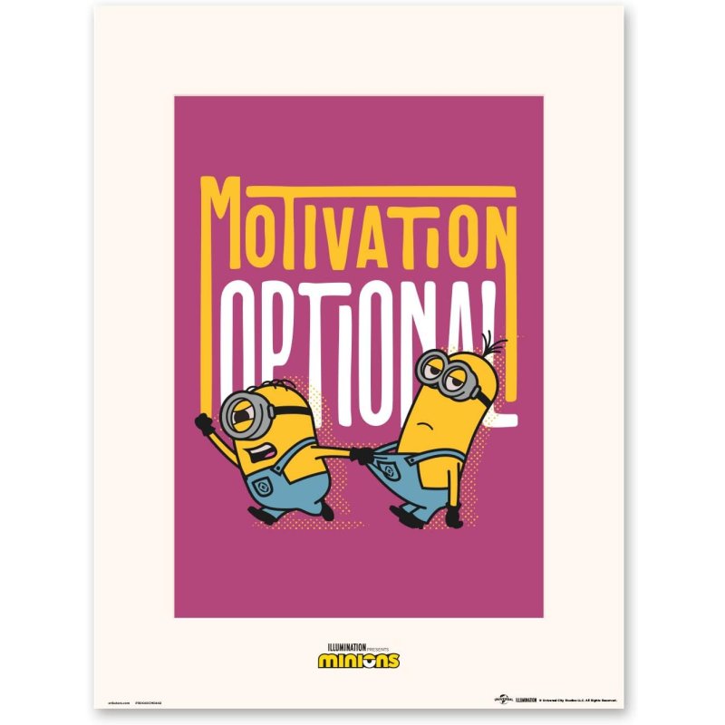 Erik Art Print Minions Motivation Opcional 30x40cm | PcComponentes.pt