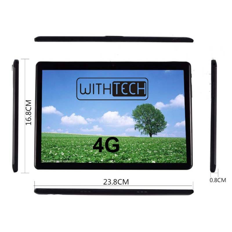 Withtech CIS Edison VI 10.1" 6/64GB 4G Negra + Funda | PcComponentes.com
